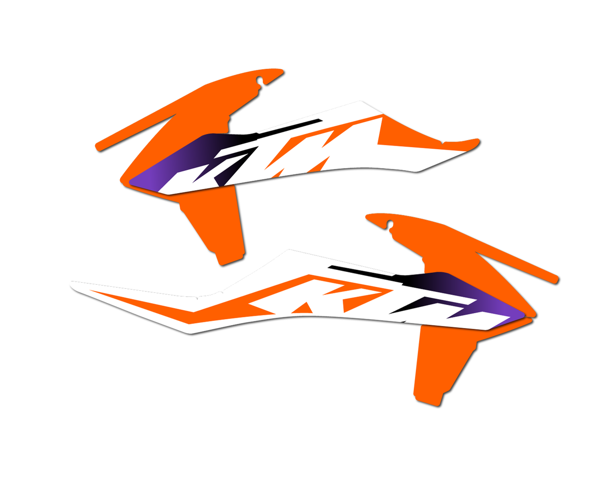KTM // OEM EXC 2023 TPI Motocross Graphics Kit by SpiralGFX