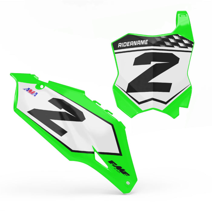 Kawasaki // Race Backgrounds Motocross Graphics Kit by SpiralGFX