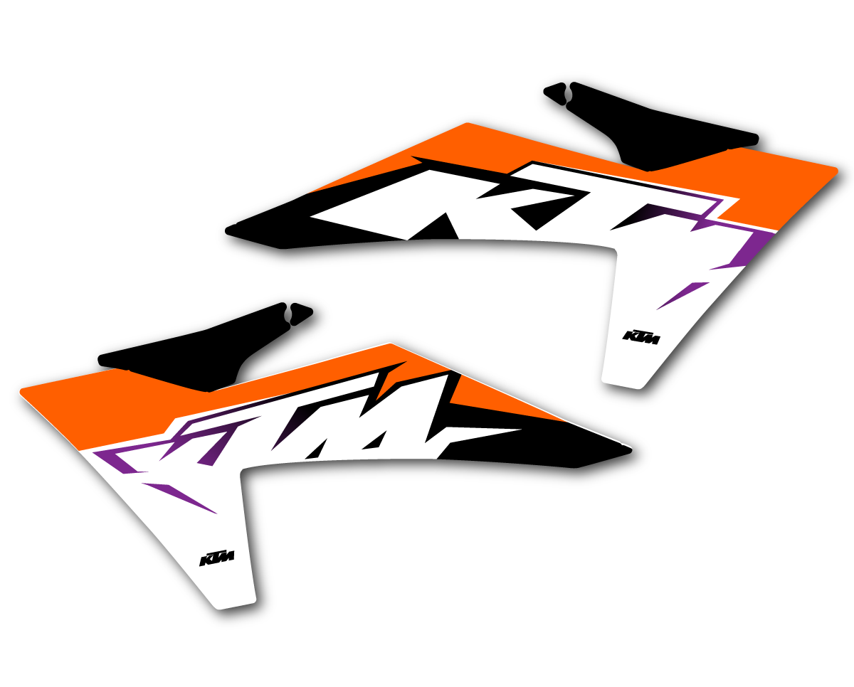 KTM // OEM SXF 2023 Motocross Graphics Kit by SpiralGFX