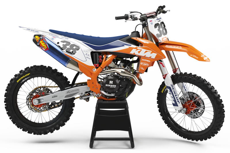 KTM // EDGE ORANGE Motocross Graphics Kit by SpiralGFX