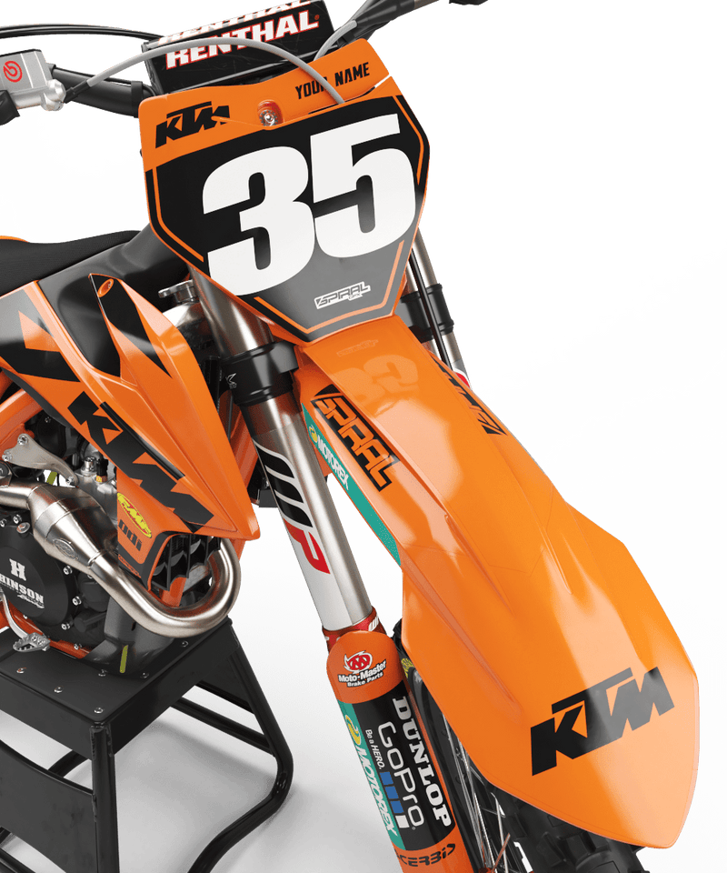 KTM // Orange Brigade Motocross Graphics Kit by SpiralGFX