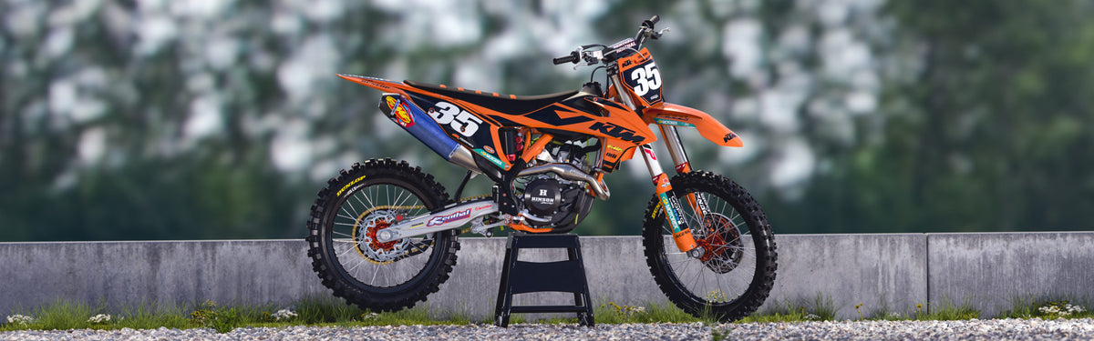 KTM // Orange Brigade Motocross Graphics Kit by SpiralGFX