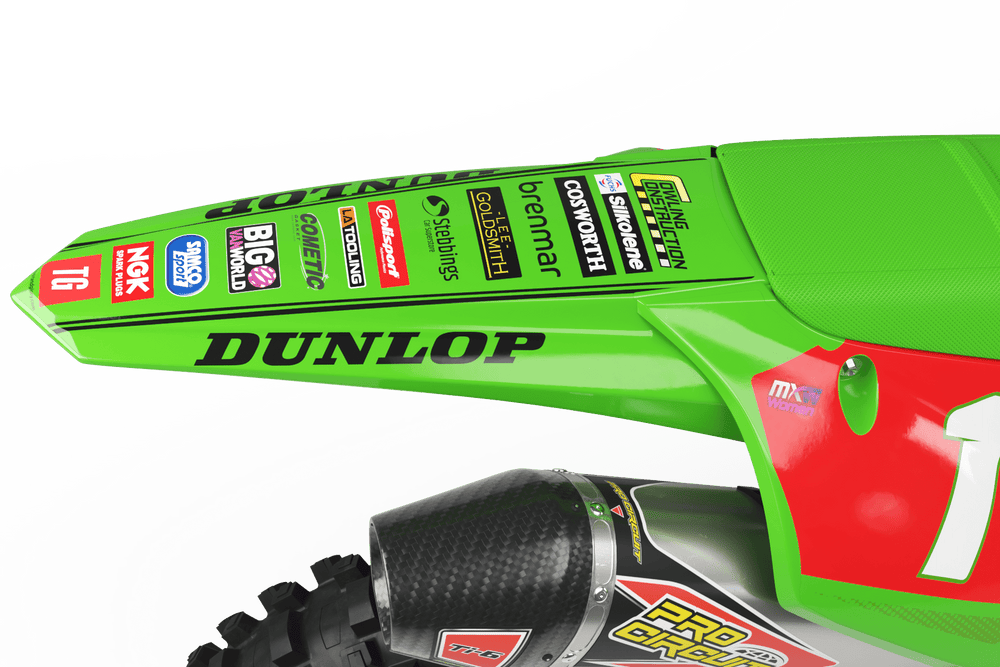 Kawasaki // Dixon Racing Motocross Graphics Kit by SpiralGFX