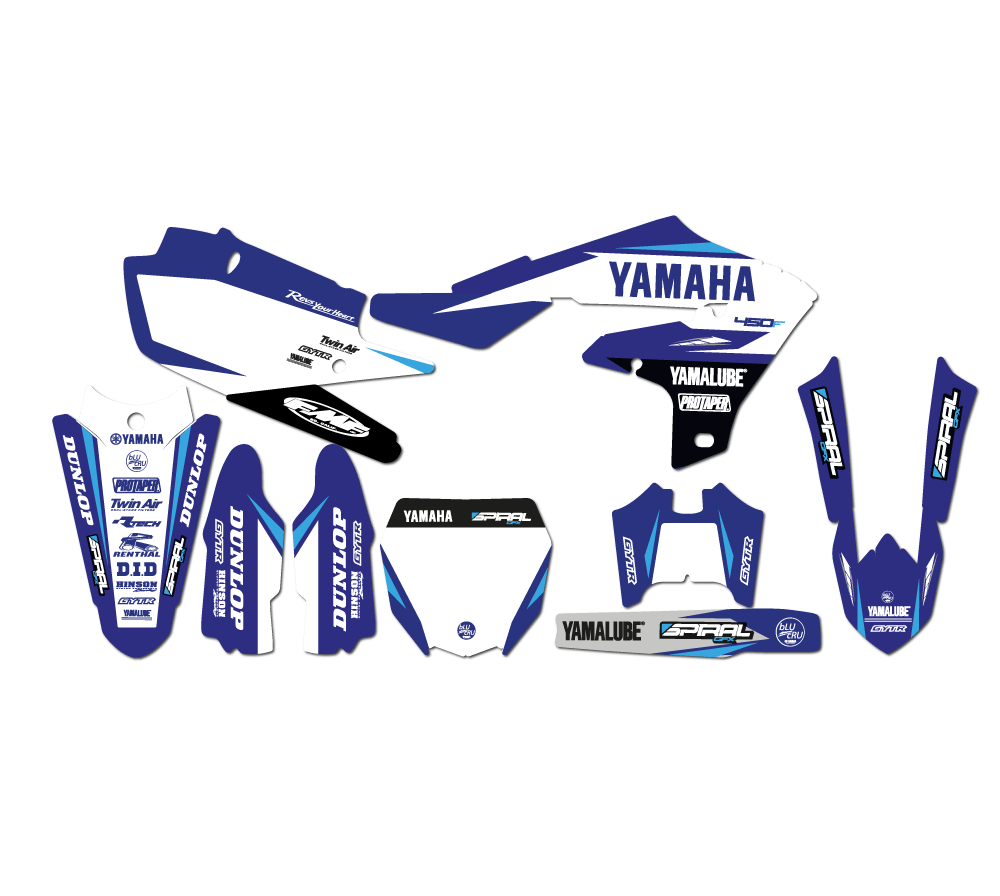 Yamaha // Modified OTS Motocross Graphics Kit by SpiralGFX